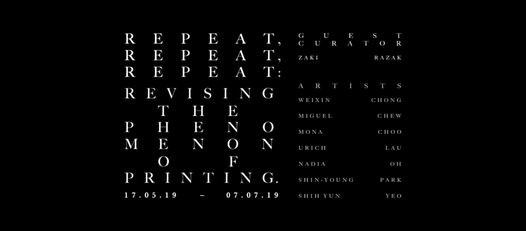 Repeat, Repeat, Repeat; revising the phenomenon of printing - The ...